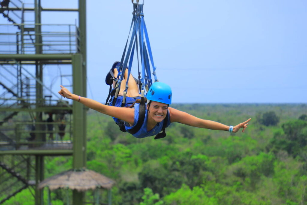 Ziplines in Jungle at Selvatica- Safe & secure world class ziplines